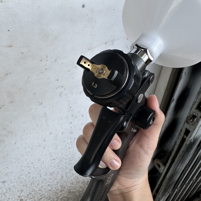 Ready stock Well spray gun 6800 1.3mm 600cc free air meter + filter ...