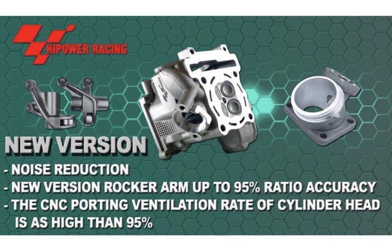 TERBARU 2025 Gen2 HI POWER Racing Y15 LC135 Super Head CNC Porting V ...