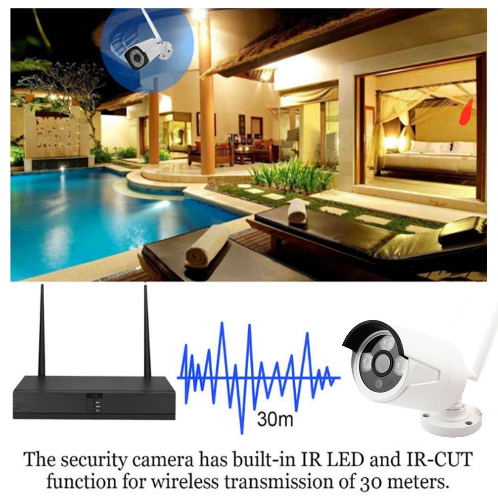 XMeye Dgpro Wireless Wifi Weatherproof IR CCTV Camera - 3MP 1296p (For ...