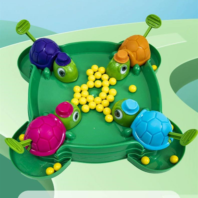 Hungry Turtles Eating Beads Game Peas Family Gathering Game Mainan ...