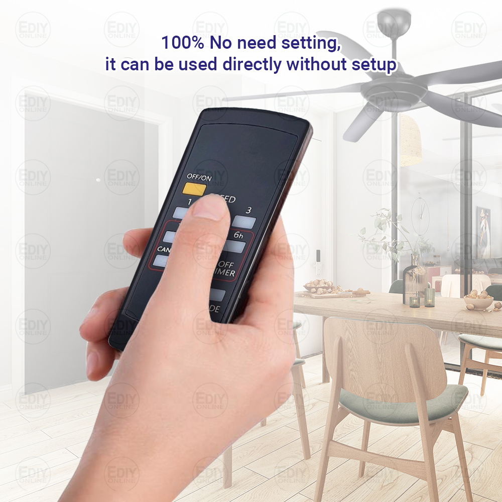 REPLACEMENT KDK P@N@SONIC WALL CEILING FAN REMOTE CONTROL CF-45 KC-4GR ...