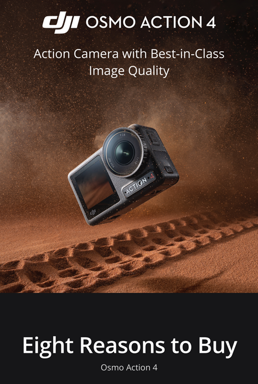 DJI Osmo Action 4 - Action Camera | 1/1.3-inch Sensor & Stunning Low-Light Imaging | Shopee Malaysia