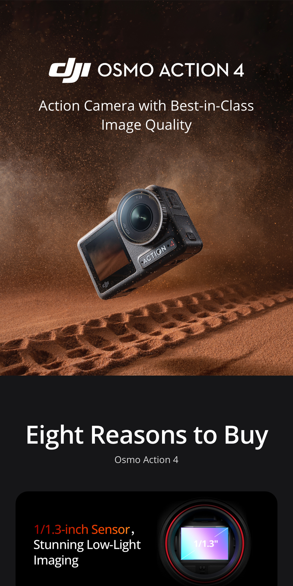DJI Osmo Action 4 | Osmo Action 5 Pro - Action Camera | 1/1.3-inch ...