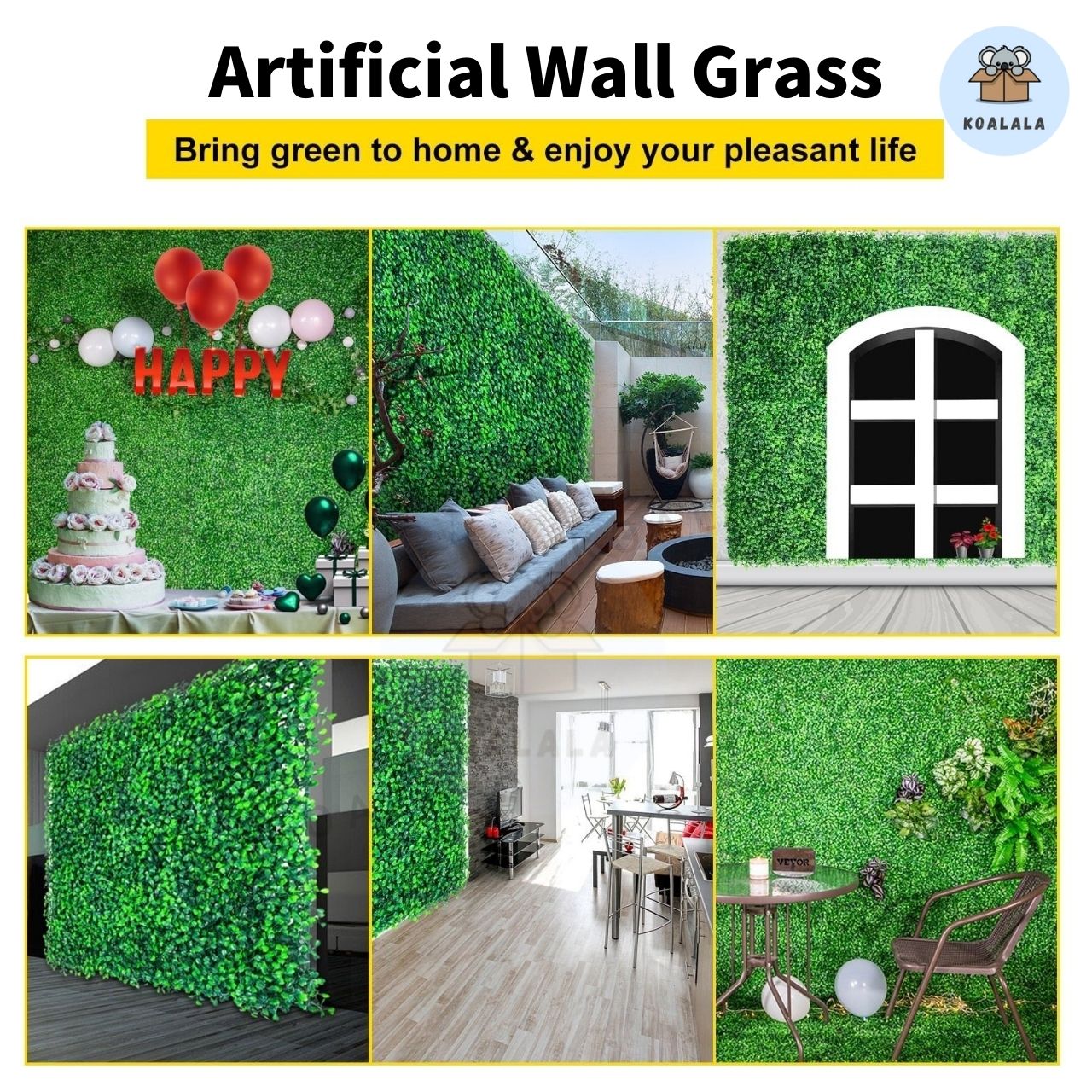 Artificial Wall Grass Rumput Tiruan Dinding Artificial Wall Plant ...