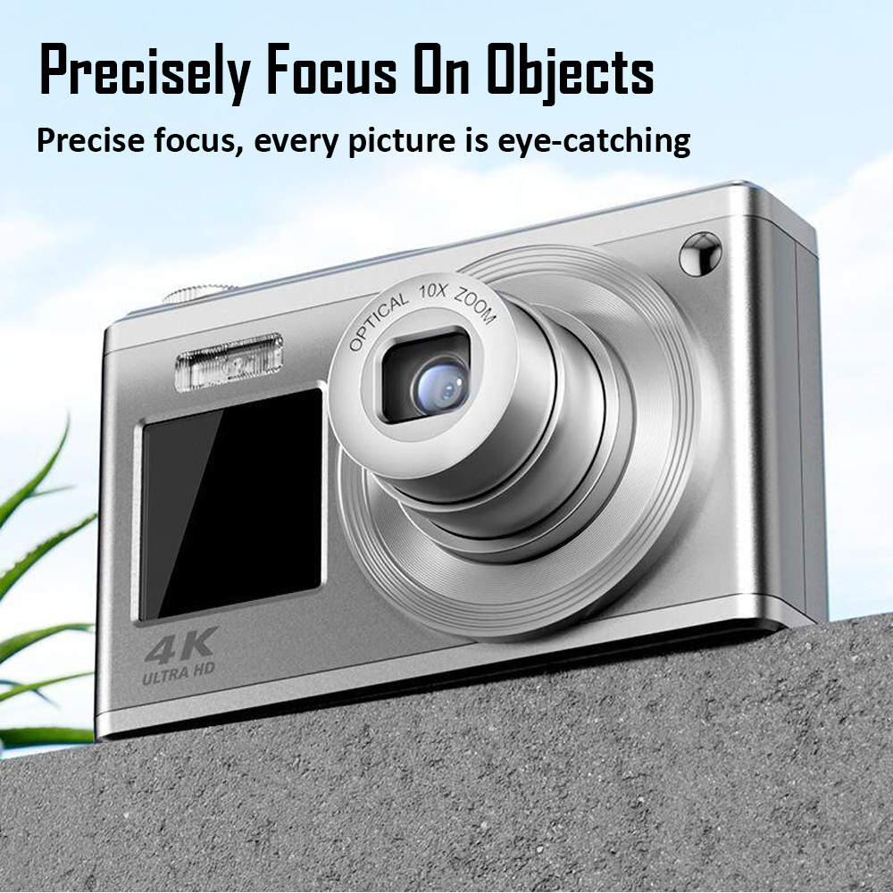 FOTO DC403 4K High-Definition Digital Student Retractable Lens Camera ...