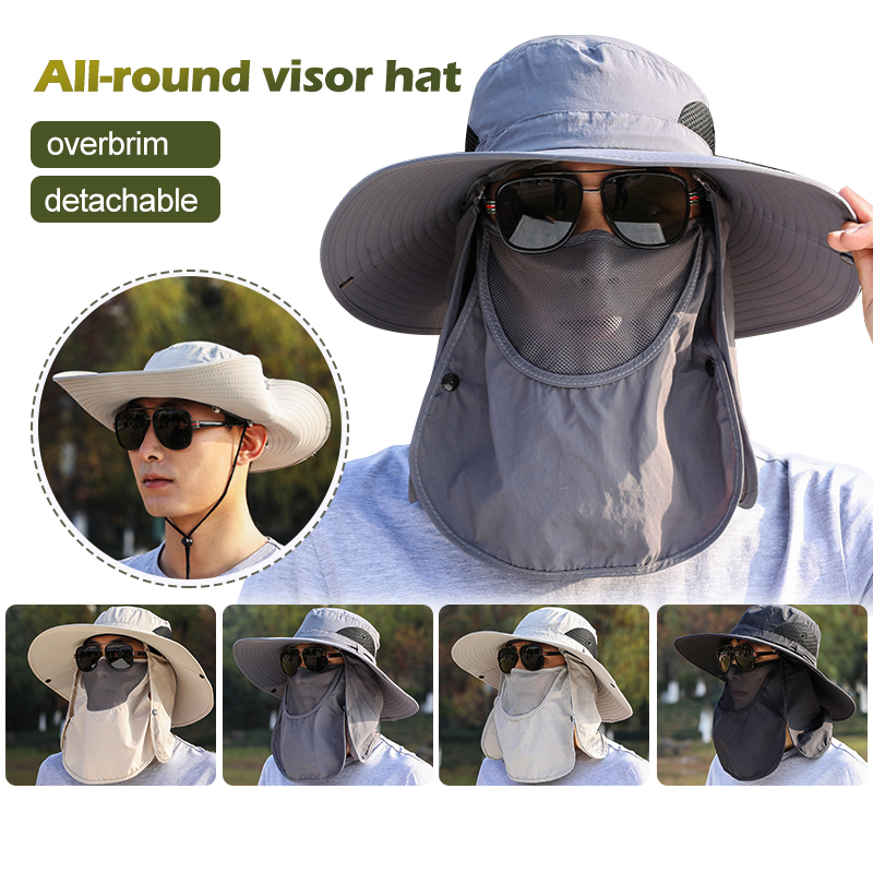 Cap Men Camping Hat outdoor Cap Topi Cowboy Hat Hiking Bucket Hat ...