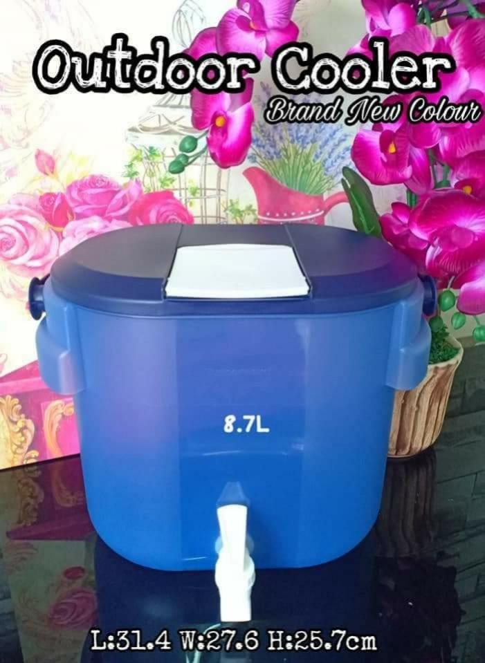 Tupperware outdoor cooler 8.7L X 1 red water dispenser 8.7L Water ...
