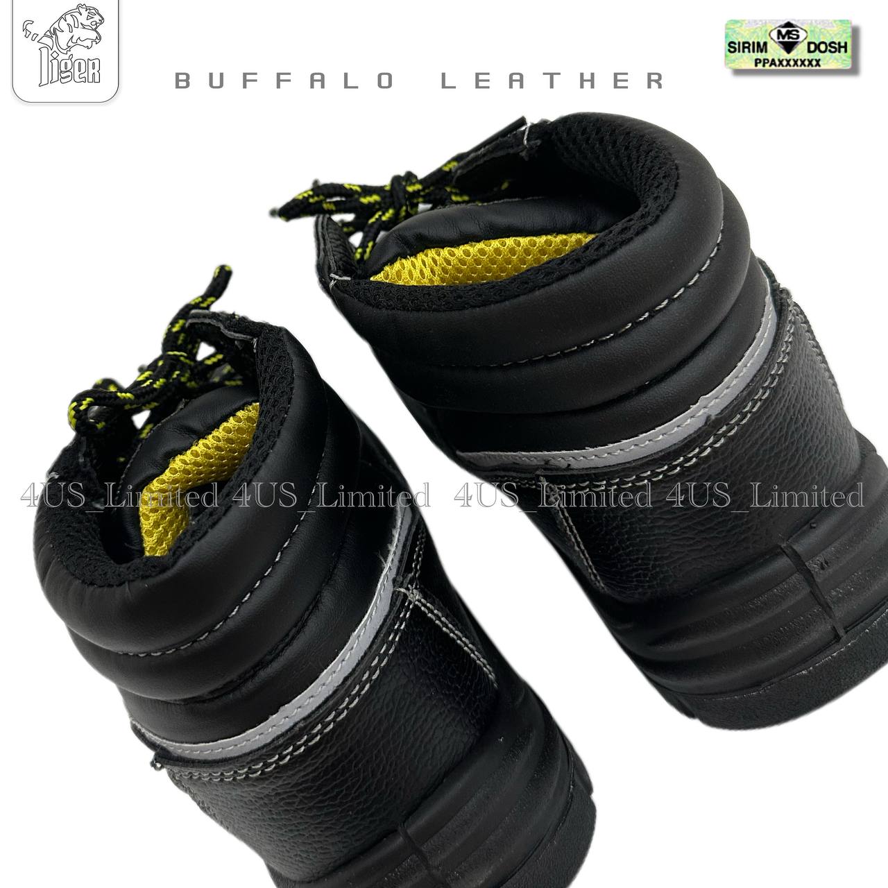 LIGER LG-99 Laces-up 6” Ankle Cut Boots (Sirim&Dosh) Kasut Safety Boots ...