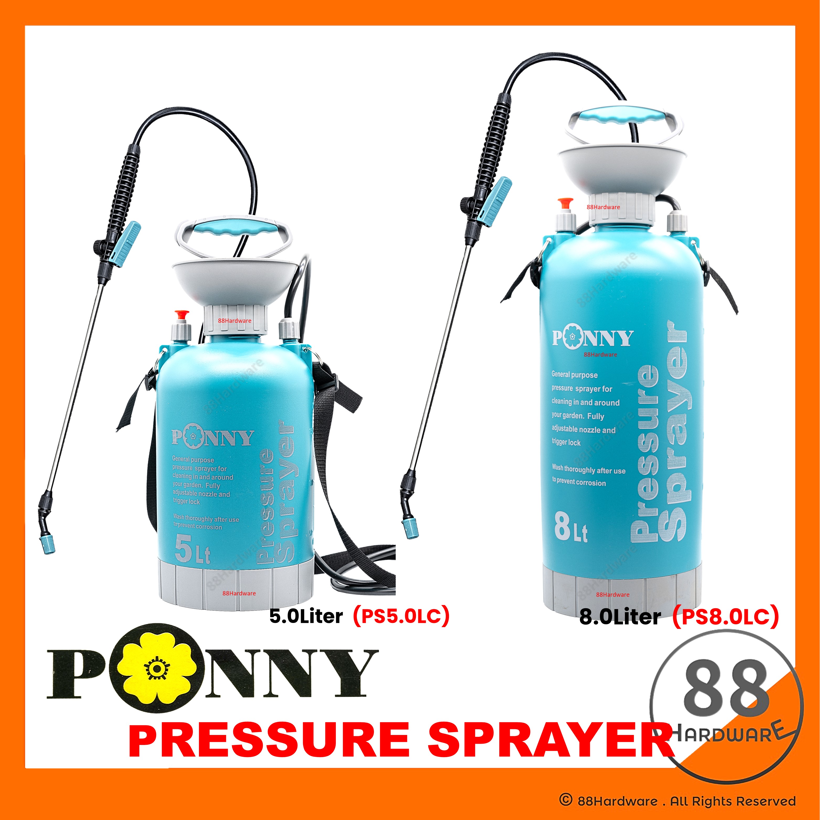5L 8L 16L Ponny water sprayer pump Pam racun Pam racun bateri Pump racun Pressure sprayer ...