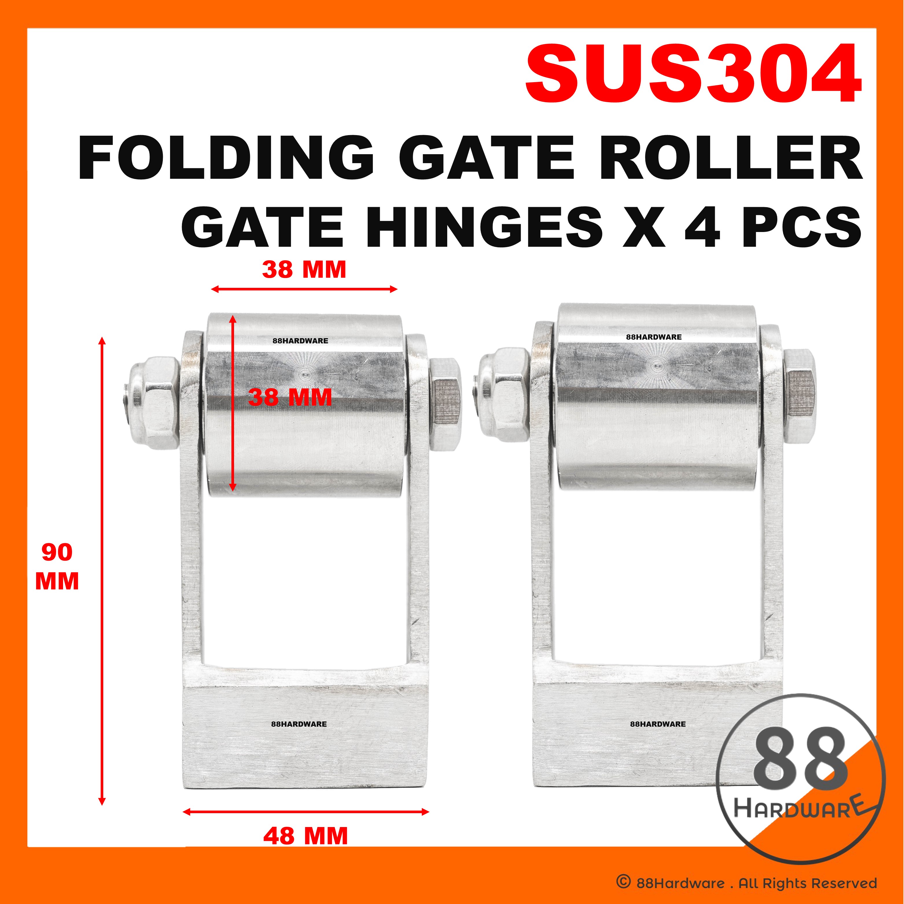 【SUS304】Stainless steel folding gate roller bearing / autogate bearing ...