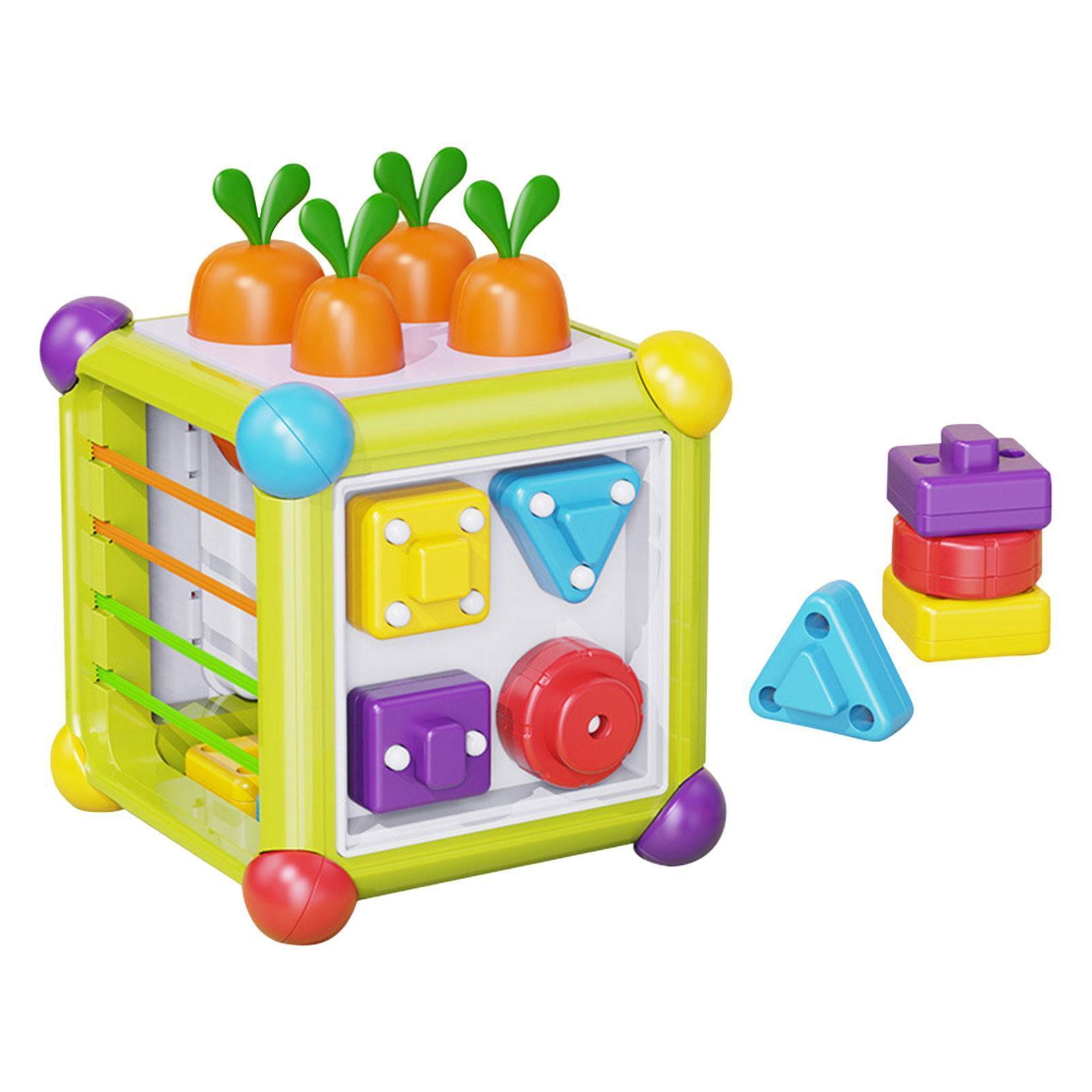 7 In 1 Shape Sorting Toy Baby Montessori Educational Toy Mainan 7 In 1 ...