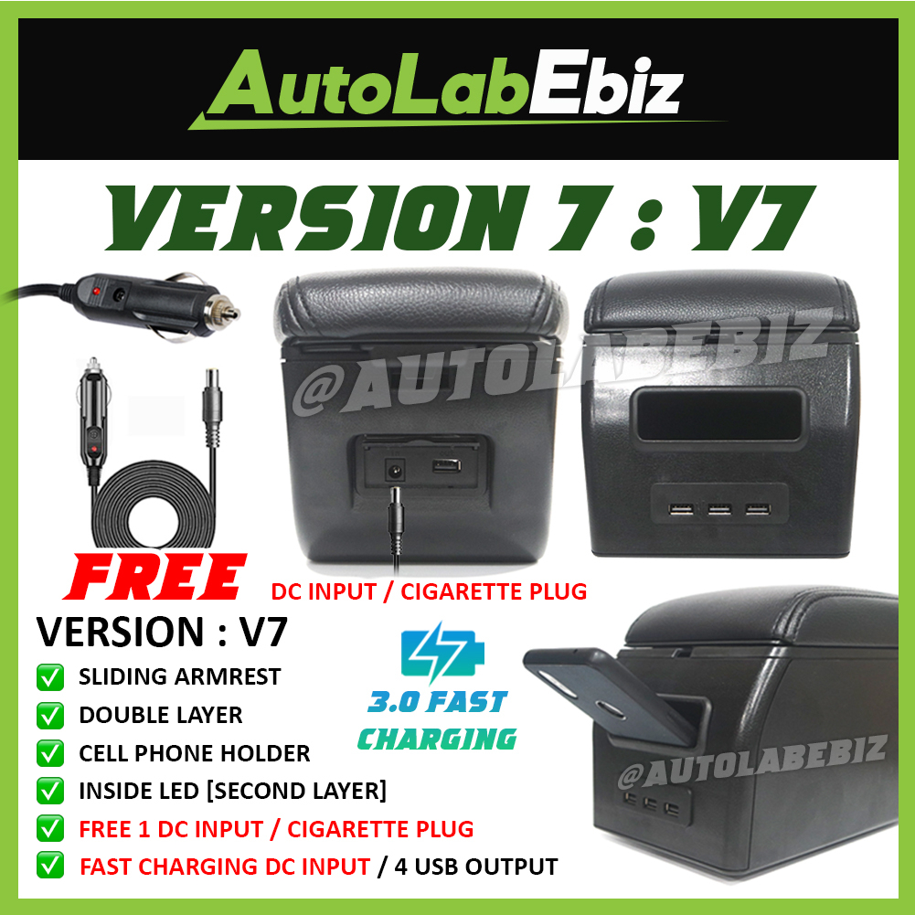 [𝗣𝗥𝗘𝗠𝗜𝗨𝗠 𝗔𝗥𝗠𝗥𝗘𝗦𝗧] Perodua BEZZA 2016-2023 Centre Console Box Armrest ...