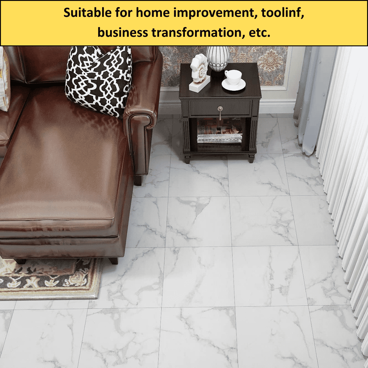 Non Slip Tiles Floor Sticker Mozek Tampal Lantai Simen Bilik Air #40 ...