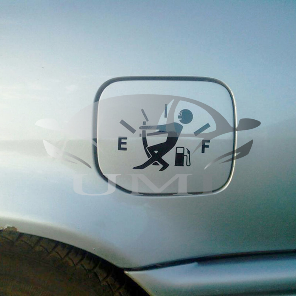 Car Sticker High Fuel Consumption Sticker Gage Empty Stickers Pelekat ...