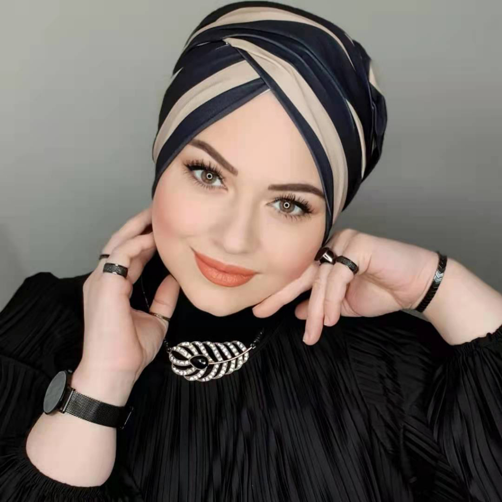 【Najelang】 [Ready Stock] 6 Color Turban Hijab Turban Turban Muslim ...