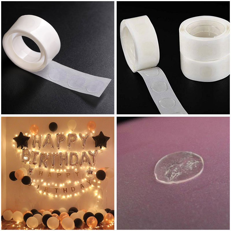 𝟭𝟬𝟬𝗣𝗖𝗦 》 Balloon Dot Stick Glue Wedding Decoration Stick Double Sided ...