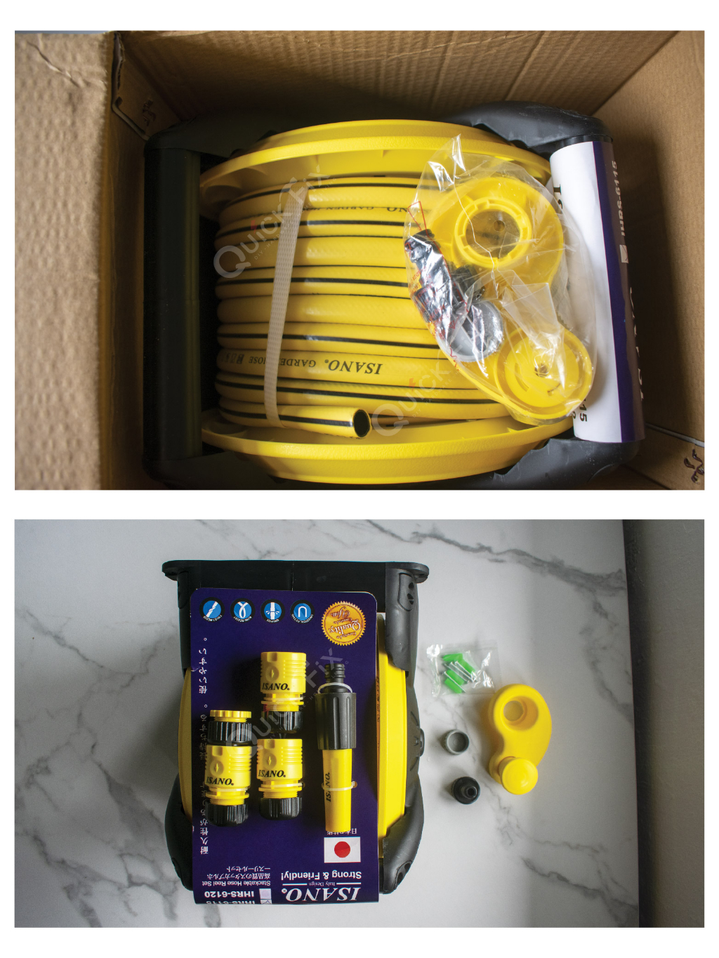 QuickFix [NEW] ISANO Water Hose Reel Pipe Garden 15m & 20m Wall ...