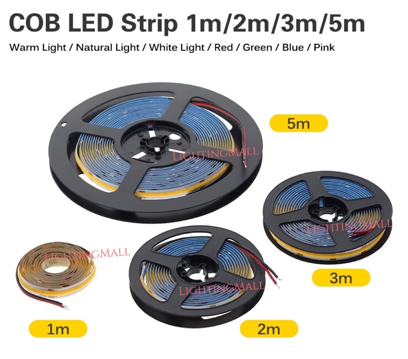 [Ready Stock] DC 24V COB LED Strip LED Light White/WarmWhite/COB LED ...