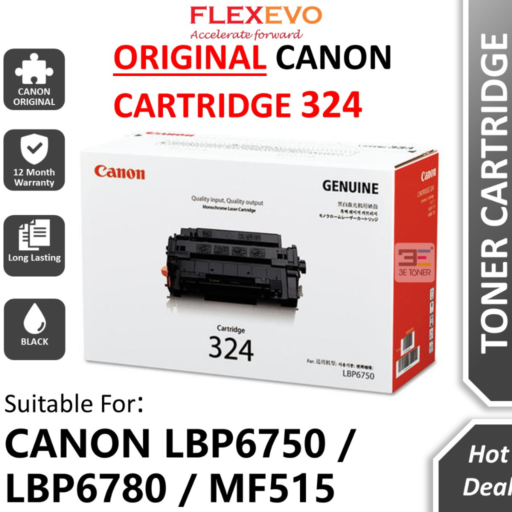 Cartridge 324 Black Original Toner for Imageclass LBP6750 LBP6750DN ...