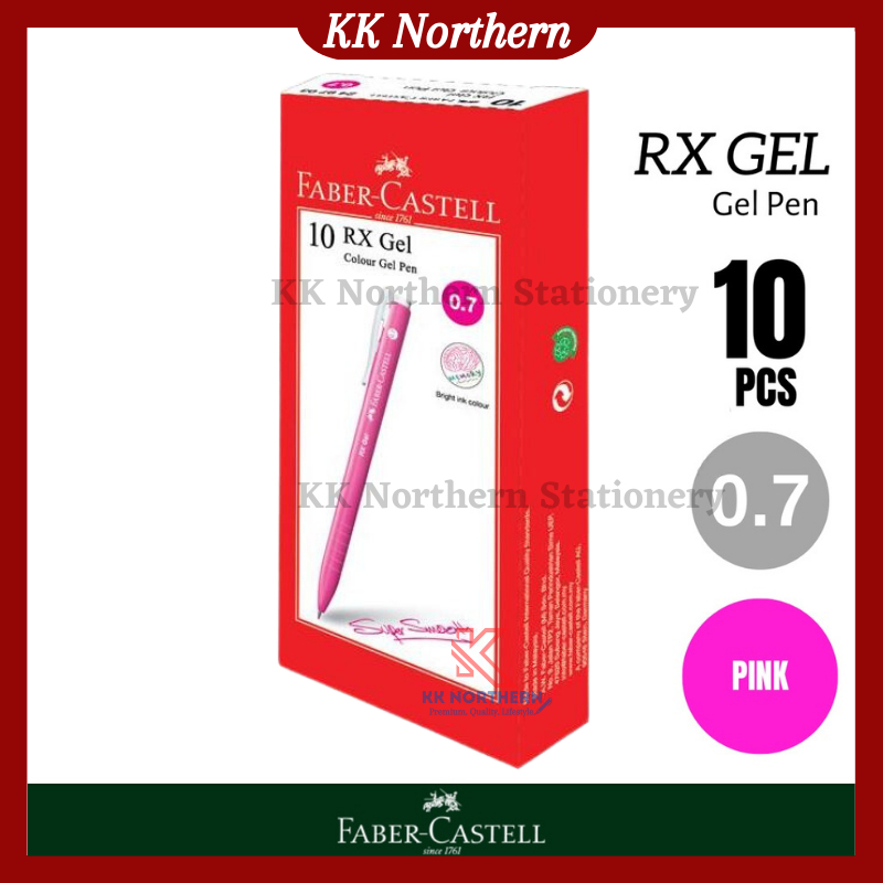 Faber-Castell RX GEL Gel Pen 10pcs/box 0.38mm / 0.5mm / 0.7mm Pen ...