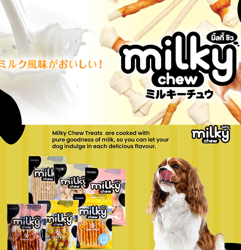 DOGAHOLIC Milky Chew Dog Treats 磨牙奶骨/棒 - Assorted | Shopee Malaysia