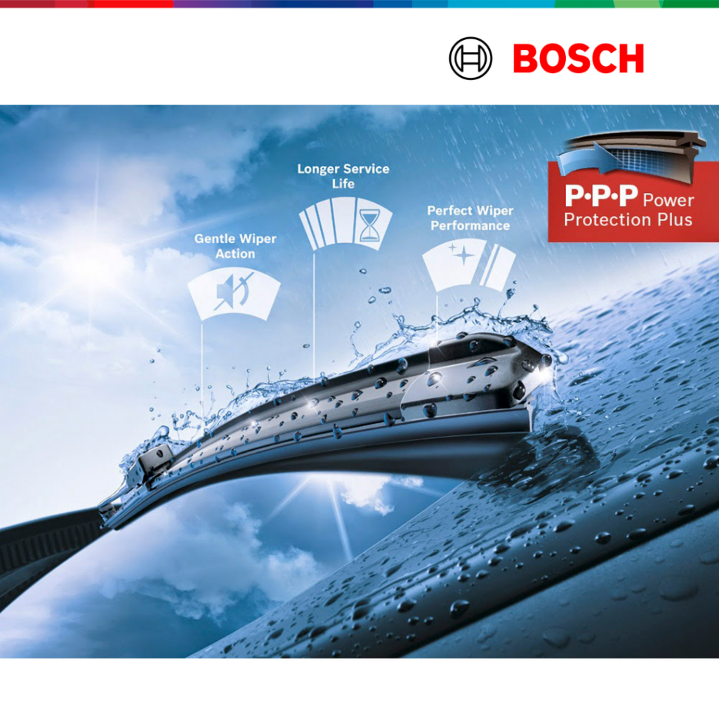 Bosch wiper myvi 2018-2023 Aerotwin Plus (Denso Top Lock) Wiper Set for ...