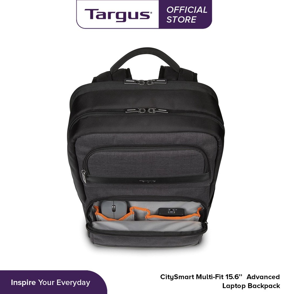 Targus Citysmart Multi-Fit Essential/Advanced Backpack - Black (15.6 ...