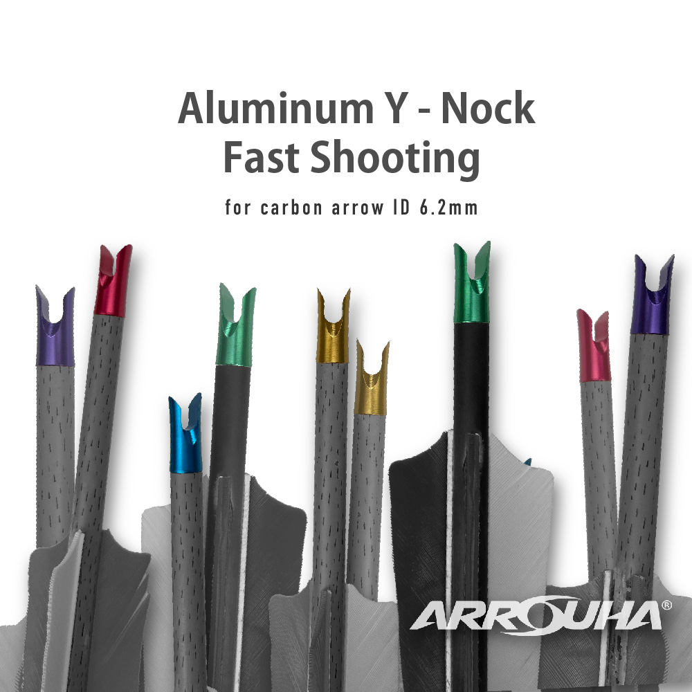 Aluminum Fast Shooting Nocks with 6.2mm Internal Diameter for Carbon ...