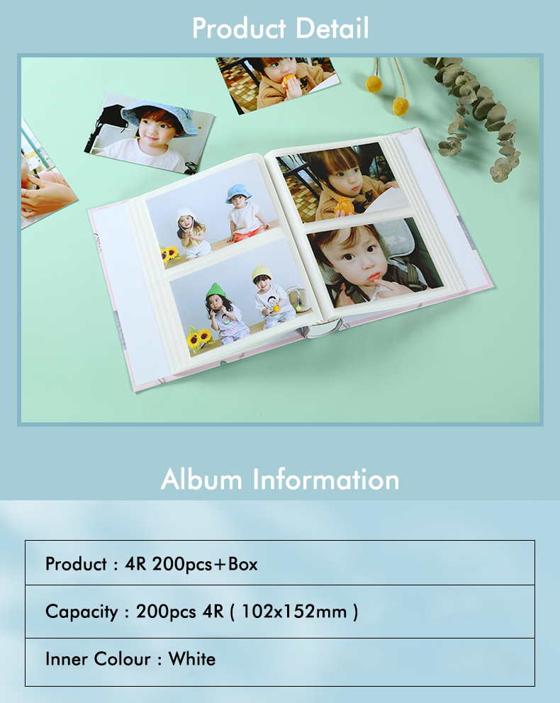 Photo Album 4R 200pcs Album Gambar 200 Pocket Album (Ready Stock ...