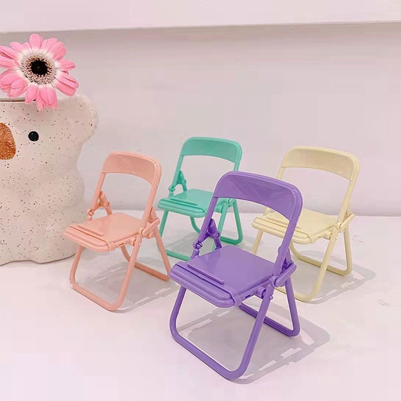 𝐂𝐎𝐌𝐏𝐀𝐂𝐓 𝐅𝐎𝐋𝐃𝐈𝐍𝐆 Macarone Mini Cute Color Aesthetic Small Chair Mobile ...