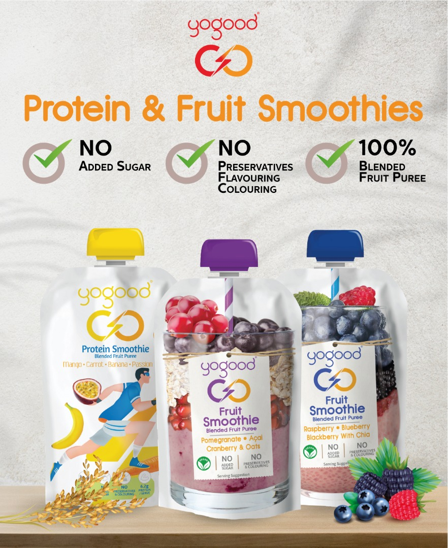 Yogood GO Pomegranate/Raspberry Smoothie 120g | Shopee Malaysia