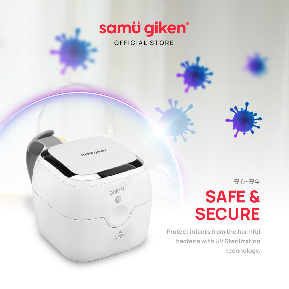 Samu Giken Portable UV Sterilizer, Waterless Germs Eliminator ...