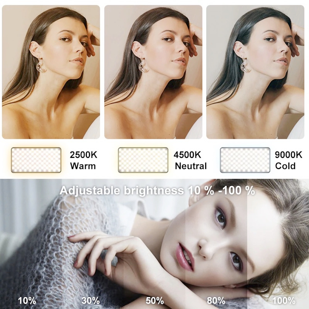 ULANZI VL200 5000mAh Bi-Color LED Video Light for DSLR Camera | Shopee ...
