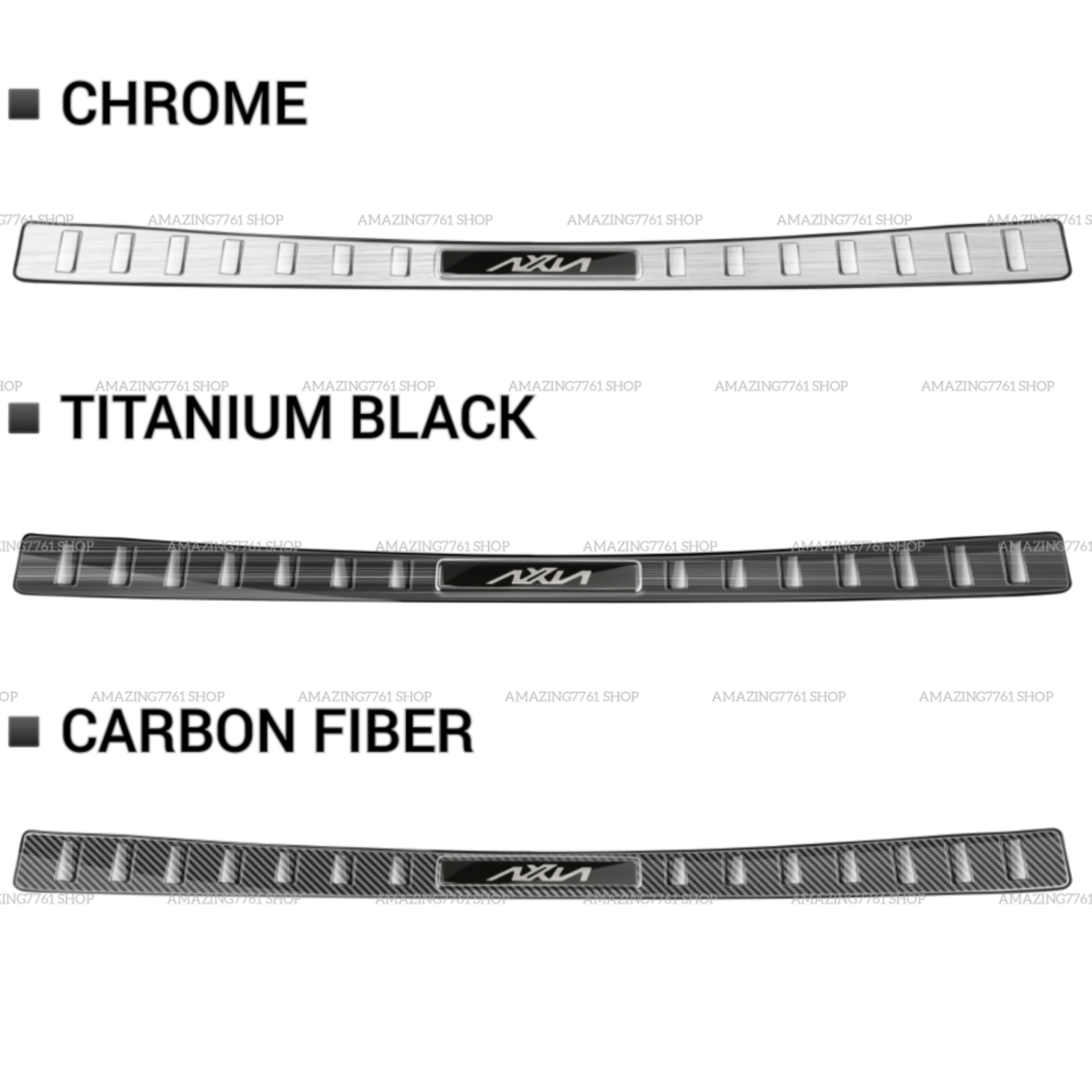 AMAZING NEW AXIA 2023 STAINLESS STEEL REAR BUMPER PAD REAR BUMPER GUARD ...