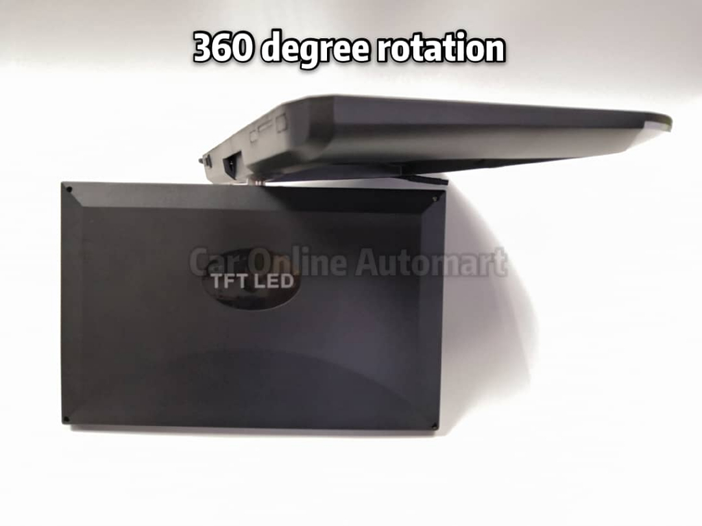 Ultra Slim12 INCH AV Roof Monitor HD LCD Car Flip Down Overhead Roof ...