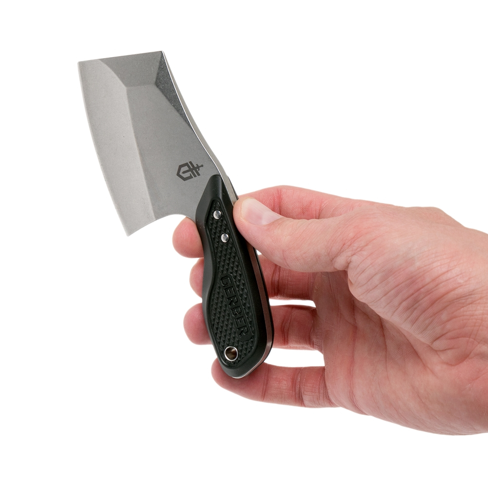 Gerber Tri-Tip Mini Cleaver Silver- Tough Tool for outdoor cooking ...