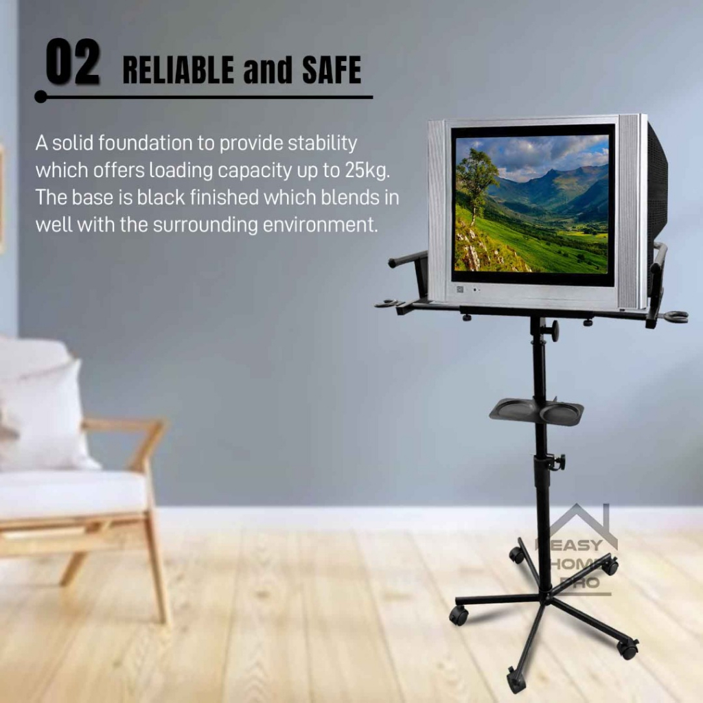 TRANSAUDIO TVS-601 CRT TV Stand Monitor TV Stand Mobile TV Stand Mobile ...