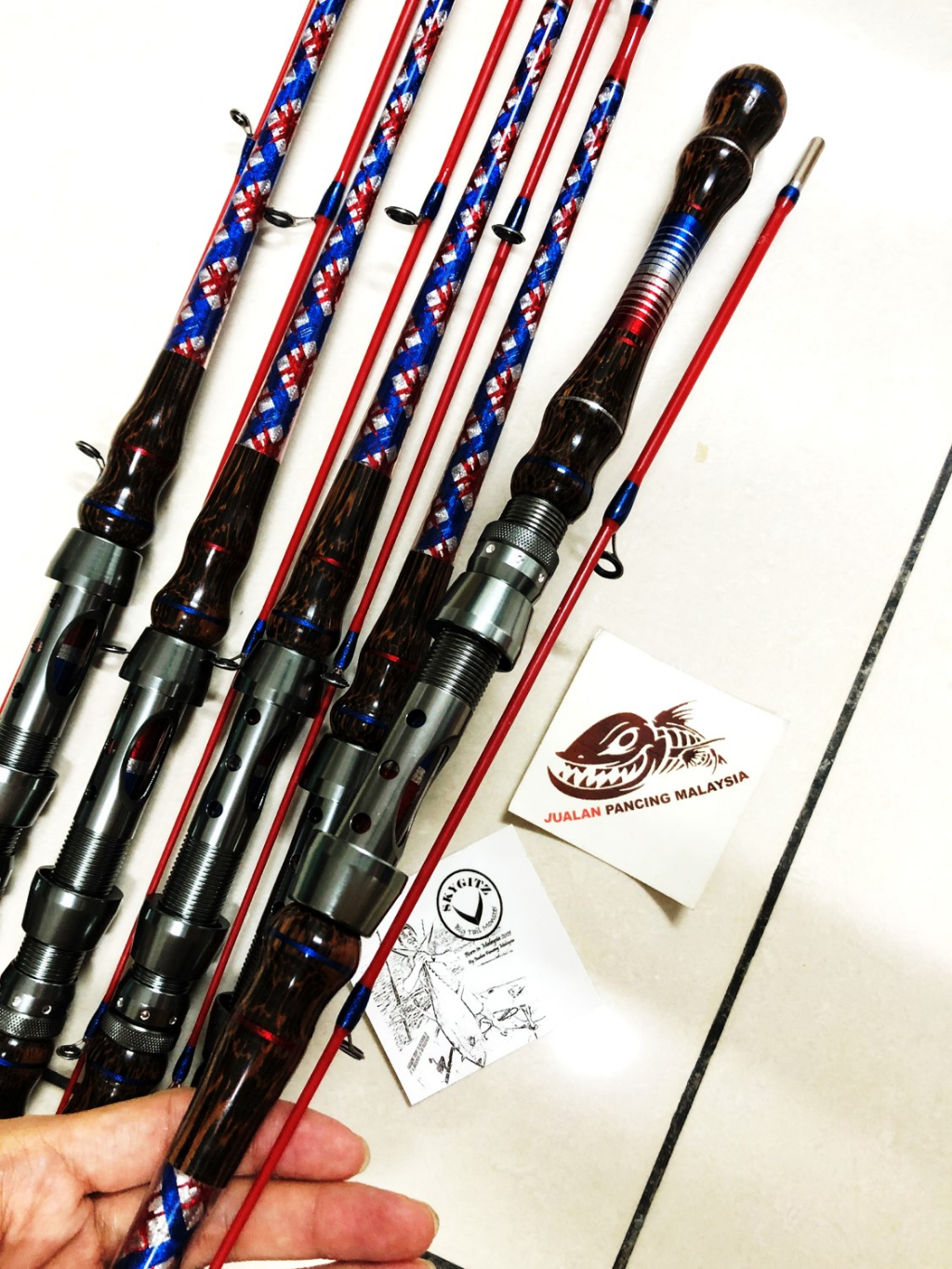 SKYGITZ MALAYSIA JORAN UDANG HANDMADE CUSTOM KAYU JATI BELANDA SUPER ...
