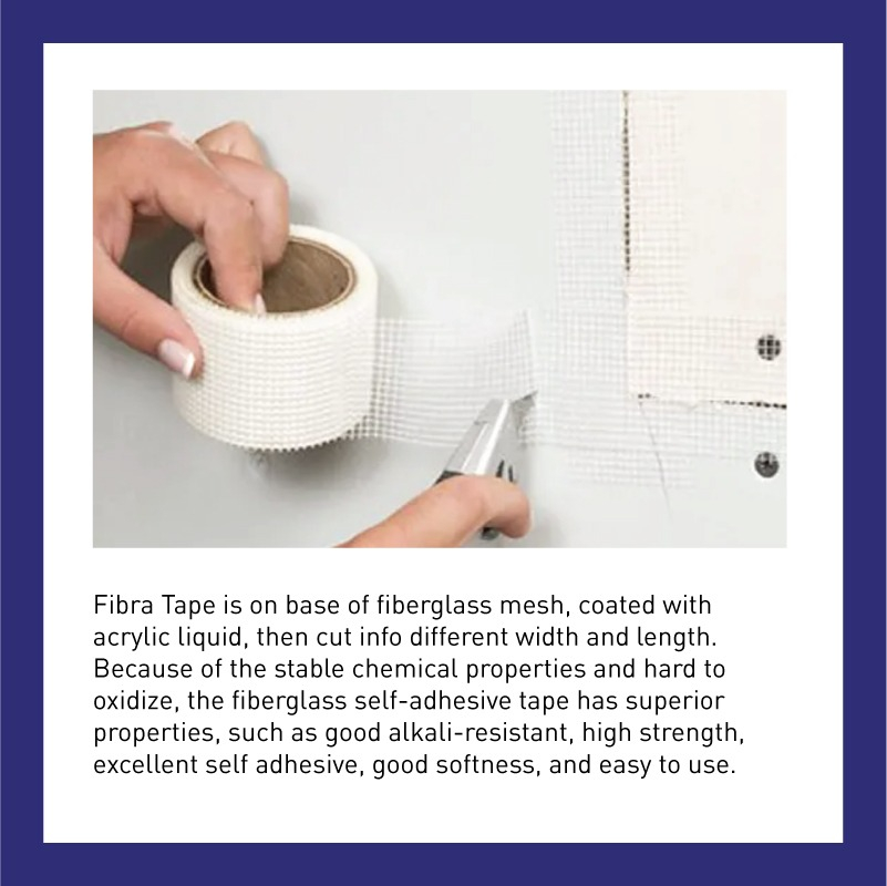 2 Inch Self Adhesive Fiber Tape Partition Tape Drywall Joint Tape ...