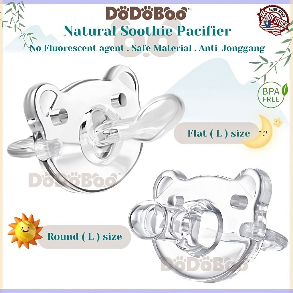 Soothie Pacifier /[READY STOCK 🇲🇾] PUTING BABY / NATURAL PACIFIER / 100 ...