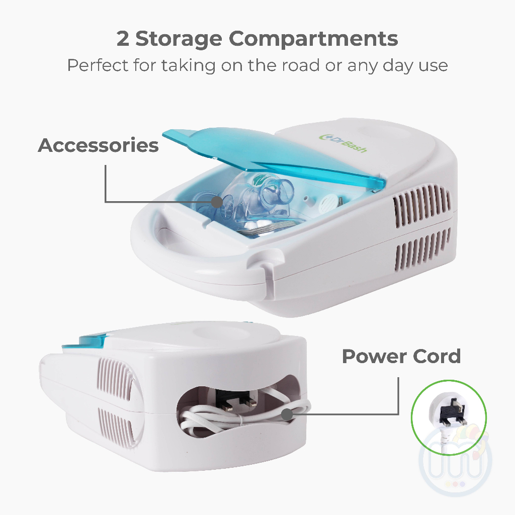 [ KKM LULUS ] DrBash Compressor Nebulizer Portable Air-Compressing ...