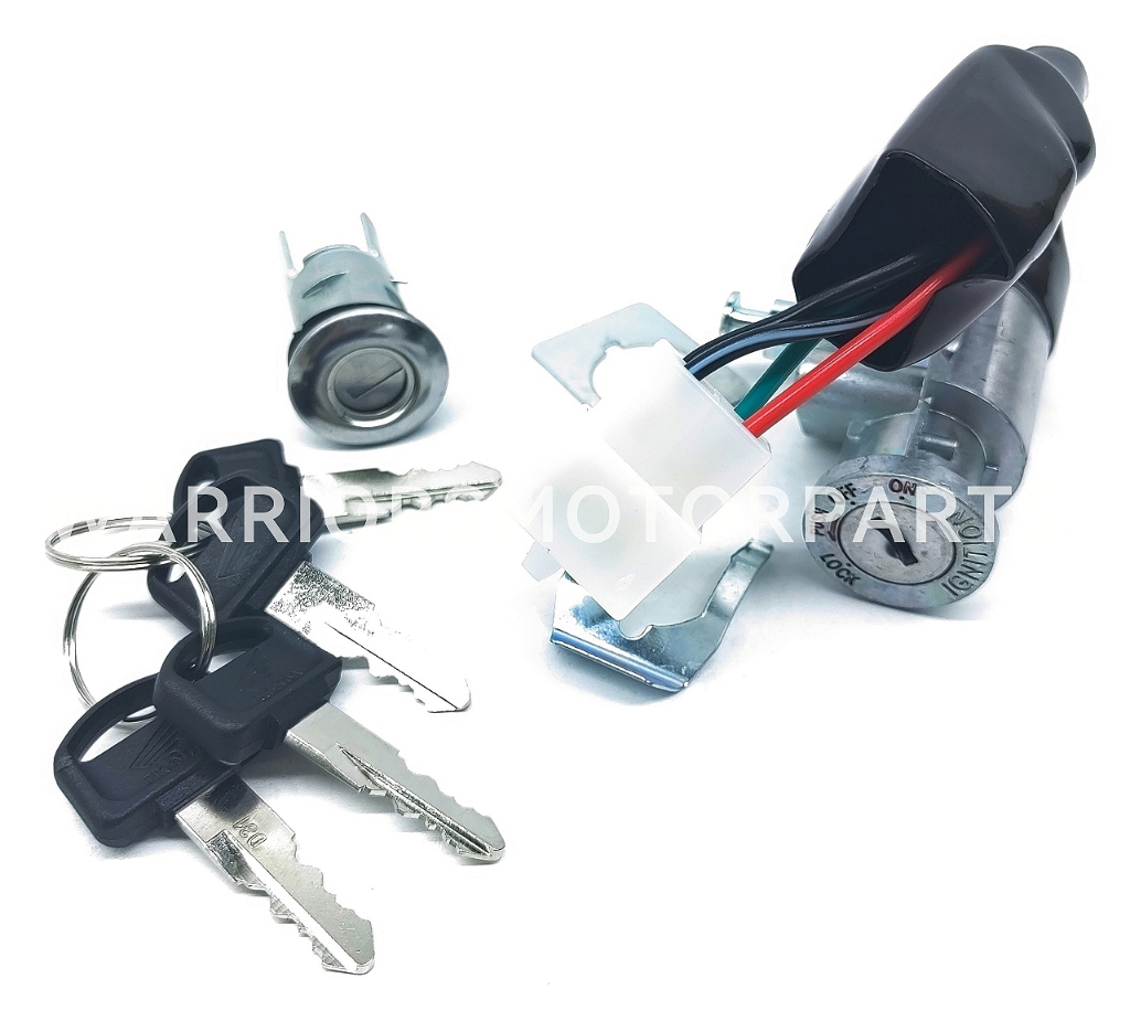 HONDA EX5/EX5 HIGH POWER/EX5 DREAM [DOLPHIN] MAIN SWITCH COMPLETE SET ...