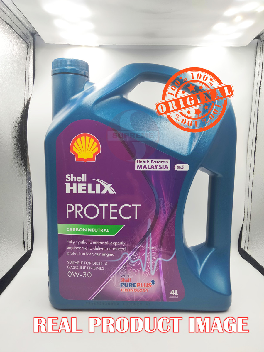 S2U Original Shell Helix Protect 0W30 Turbo Engine Oil Fully Synthetic ...