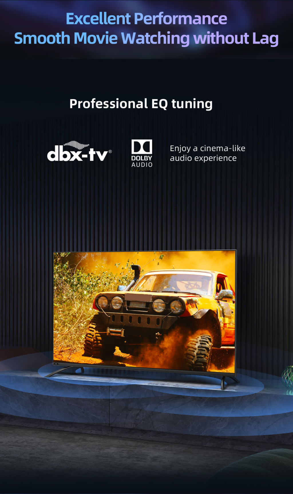 CHiQ TV 4K UHD 55"/65" Full Screen LED Smart TV/Android TV 11/HDR10 ...
