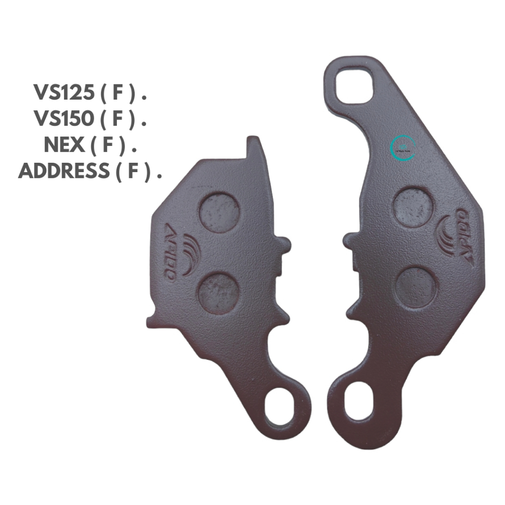 FRONT BRAKE PAD FRONT DISC PAD FRONT DISK PAD SUZUKI NEX 110 VS125 ...