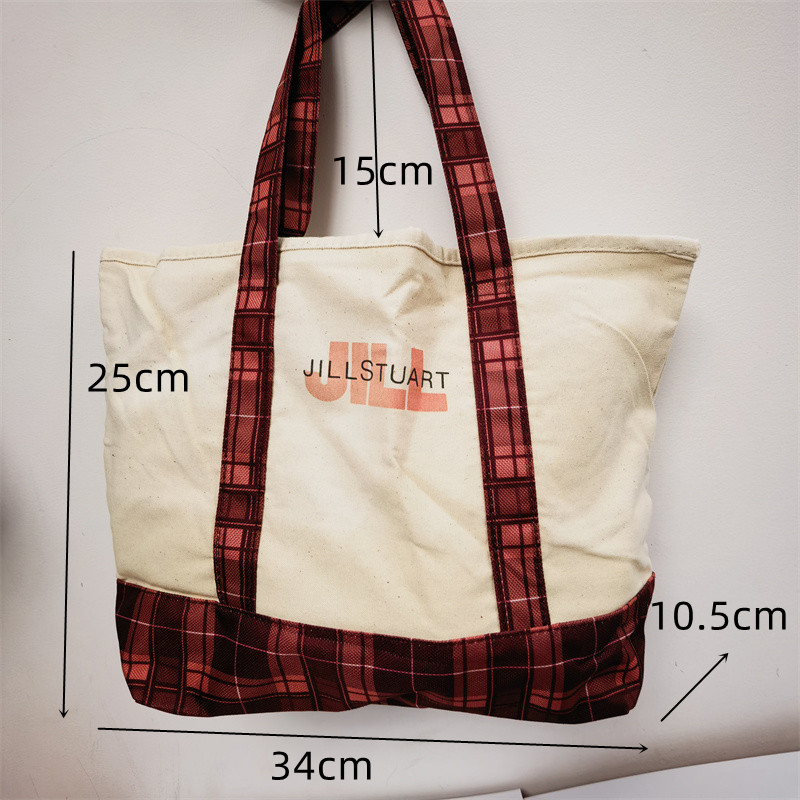 Magazine Bag Canvas Shopping Tote | Shopee Malaysia
