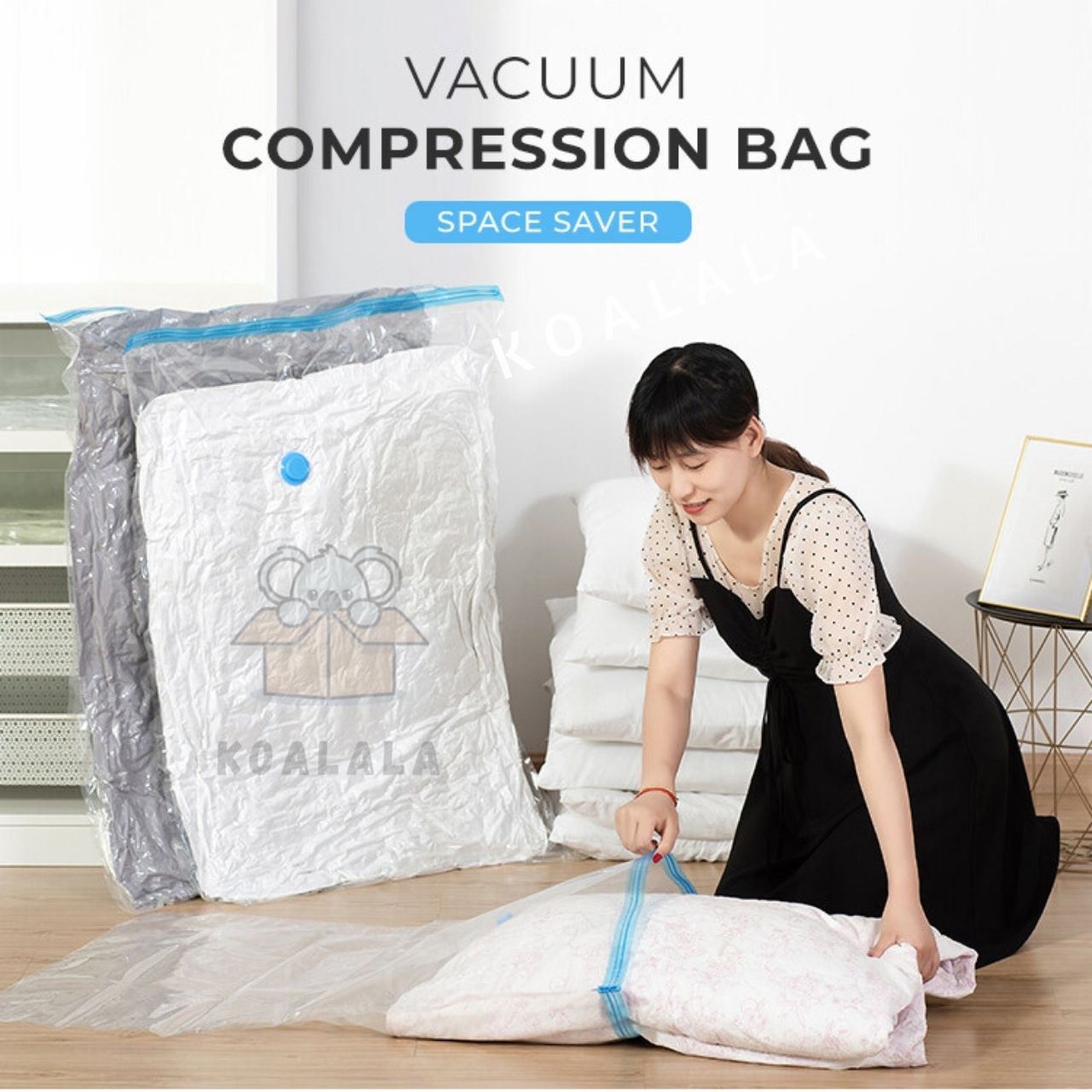 Space Saving Vacuum Bag Quilt Travel Storage Bag Compression Bag ...