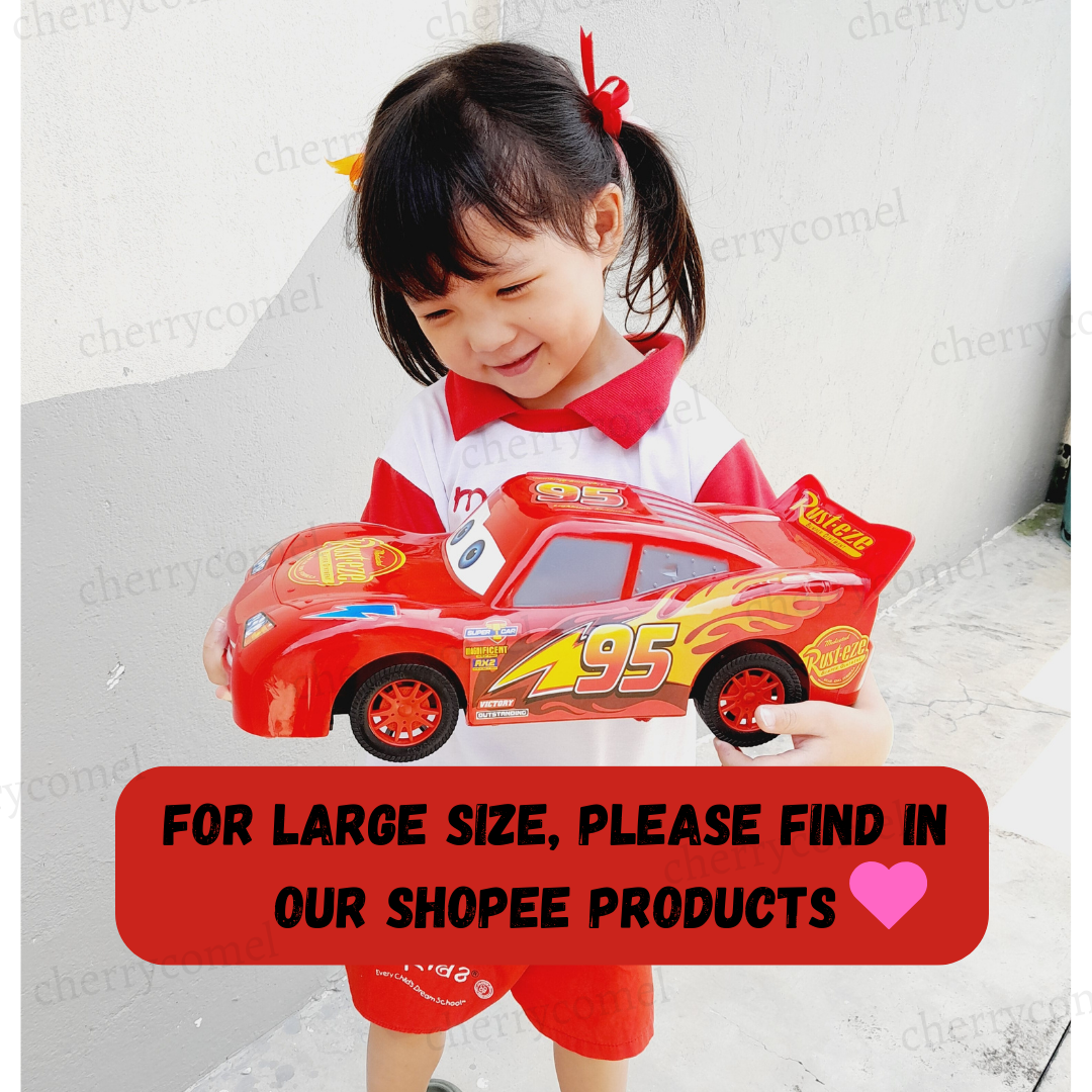 Small Medium Large Car Toy Cars Rusteze Lightning McQueen Mainan Kereta ...