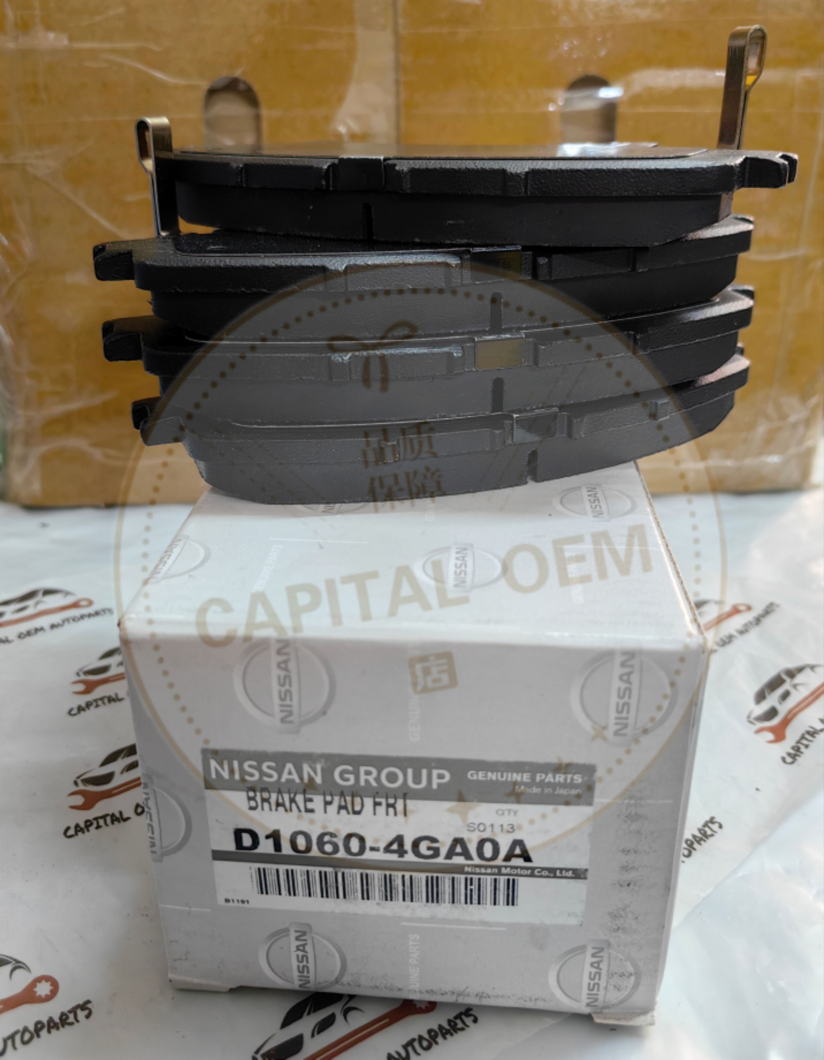 NISSAN X-TRAIL 2.0/2.5 T32 2014-2020 BRAKE PAD (FRONT) D1060-4GA0A ...