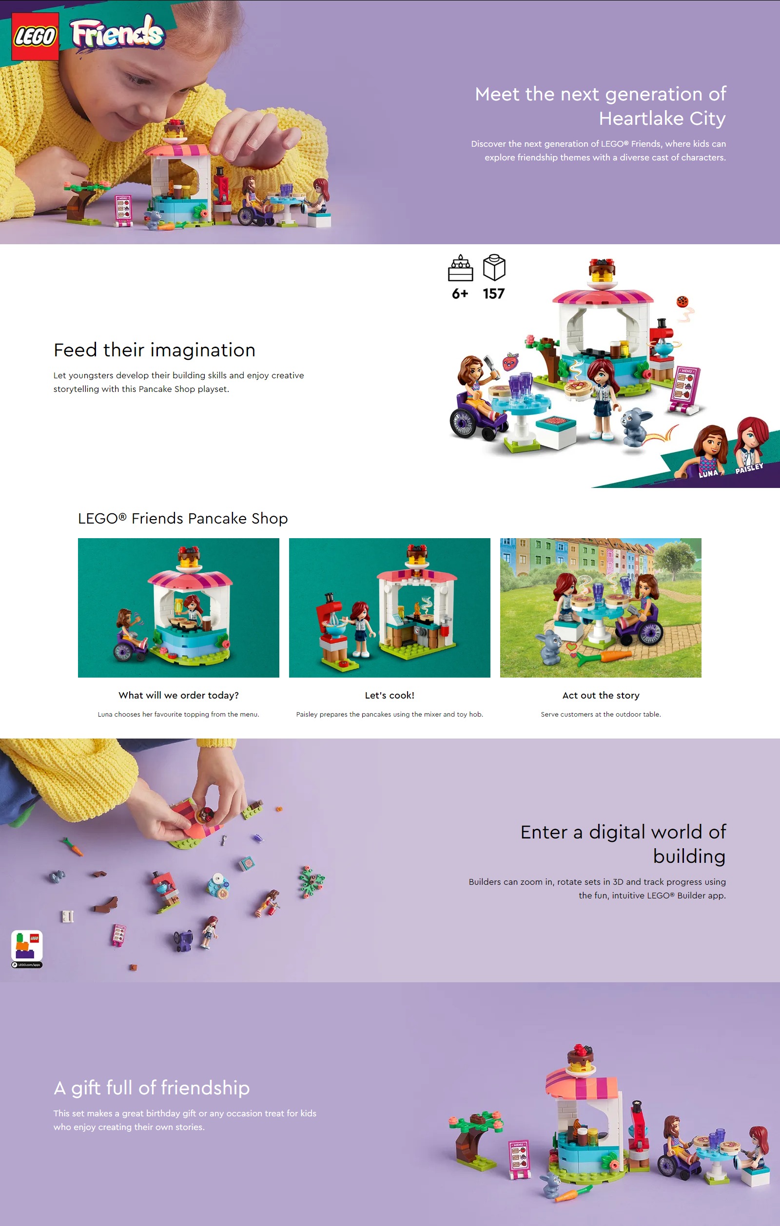 [NEW 2023] LEGO® Friends 41753 Pancake Shop (157 Pieces) - READY STOCKS ...
